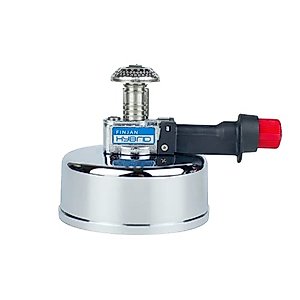 Portable Countertop Butane Burner by Finjan- Portable Butane Burner for Indoor Use. Ideal for Lab or Home- Syphon Coffee Making, Fondue Warmer, S’mores Maker