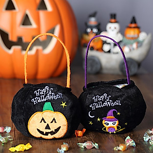 Mr. Pen- Mini Halloween Candy Bucket, 2 Pack, Halloween Bucket, Halloween Trick or Treat Bucket, Halloween Trick or Treat Bags, Halloween Bags for Trick or Treat, Halloween Buckets for Trick or Treat