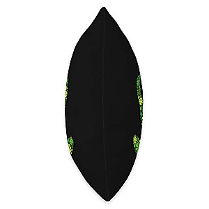 Saint Patrick's Day Yoga Pose Gifts Yoga Irish Lucky Green Shamrock Clover-St Patricks Day Throw Pillow, 16x16, Multicolor