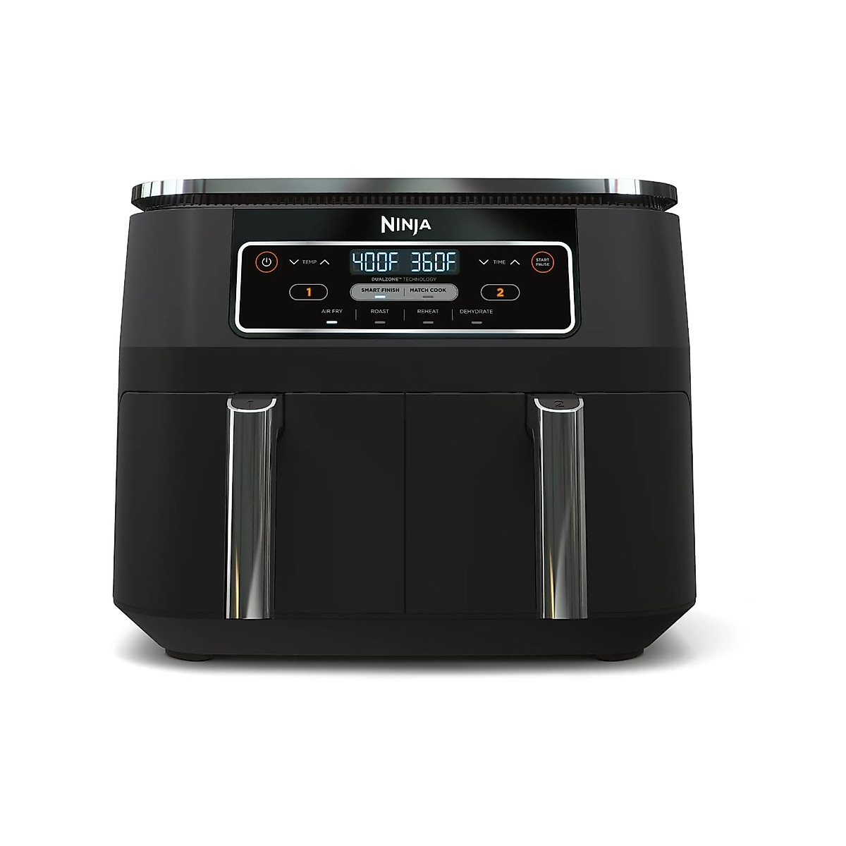 Ninja Foodi 4-in-1 8-Quart. 2-Basket Air Fryer with DualZone Technology- Air Fry, Roast, and More