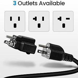 Vschnel Level 2 EV Charger, 16A 110-240V 17ft Portable Electric Vehicle Charger, NEMA 6-20 with NEMA5-15 Adapter Plug for J1772 Electric Cars