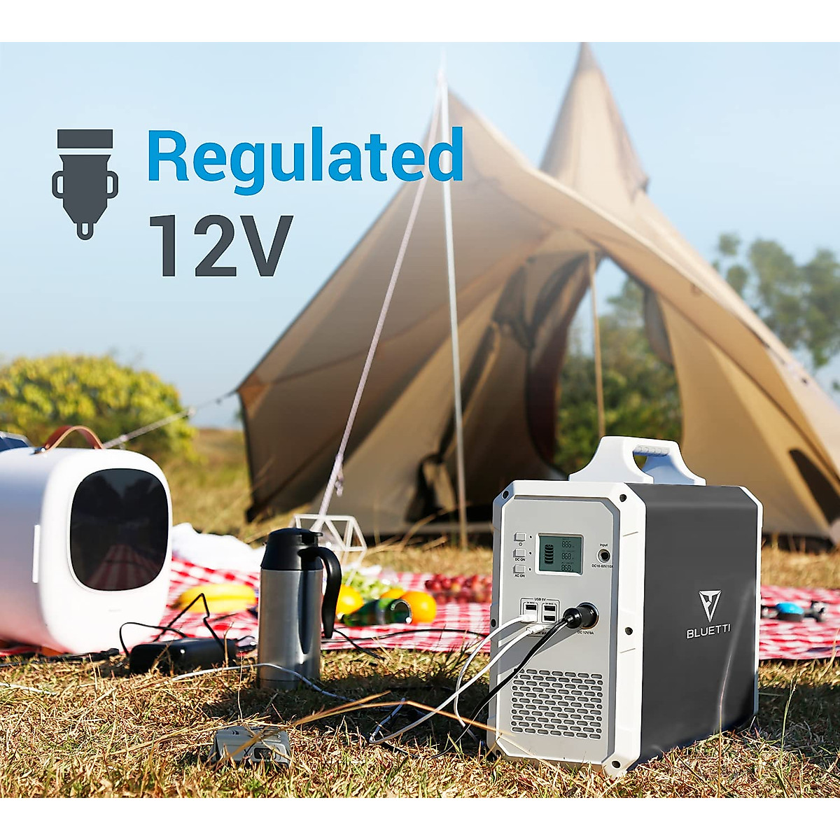 BLUETTI Solar Generator AC200P with 3 SP200 Solar Panels Included, 2000Wh Portable Power Station w/ 6 2000W AC Outlets, LiFePO4 Battery Pack Solar Powered Generator for Home Use, Trip, Power Outage