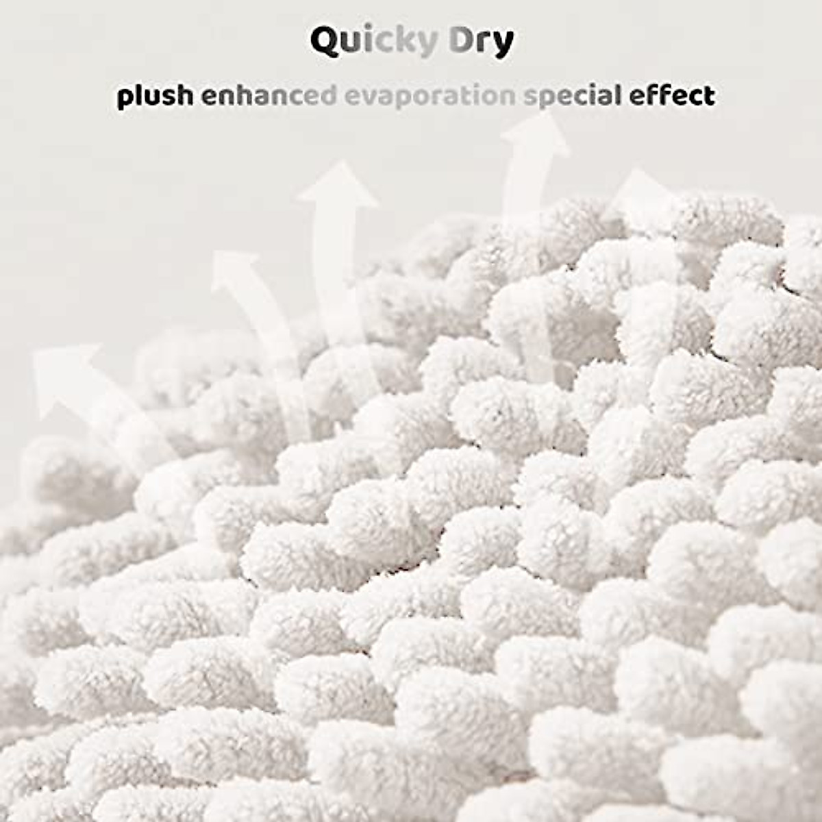 Jevuoyee 3pcs Fuzzy Ball Hand Towels Set, Microfiber Chenille Hand Towel with Loop, Decorative Hanging Hand Towels for Bathroom Kitchen, Quick Dry