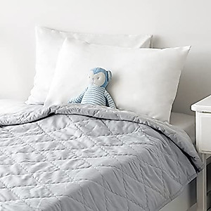 TILLYOU Toddler Pillowcase 2 Pack with Envelope Closure,13" x 18" Silky Soft Microfiber Travel Kids Pillow Cases for Boys and Girls,Pure White