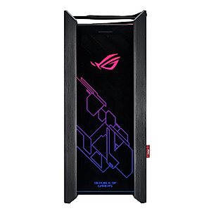 Asus ROG Strix Helios GX601 RGB Mid-Tower Computer Case for up to EATX Motherboards with USB 3.1 Front Panel, Smoked Tempered Glass, Brushed Aluminum and Steel Construction, and Four Case Fans, Black