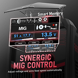 YESWELDER Plasma Cutter Welder Combo Gas MIG/Gasless MIG/Lift TIG/Stick/CUT 5 in 1 Welding Machine FIRSTESS MP200 Multi Process Welder