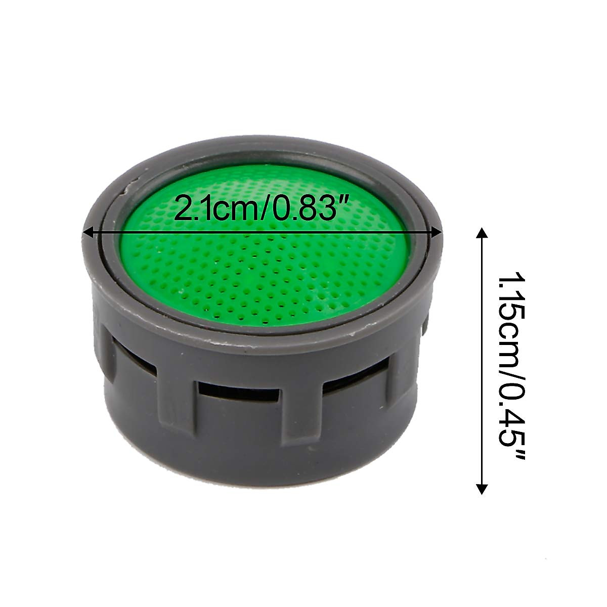 ECYC 10Pcs Faucet Nozzle Filter Small Threaded Plastic Aerator Faucet Bubbler Sprayer Water Saving Filter Net for Kitchen Bathroom