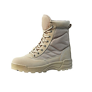 Men Jungle Tactical Military Boots, Combat Desert Boots, Camouflage Hiking Hunting Work Shoes