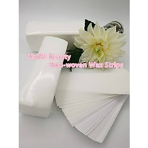 Huini Non-Woven Facial & Body Wax Strips Salon Spa Home Use 160 Count