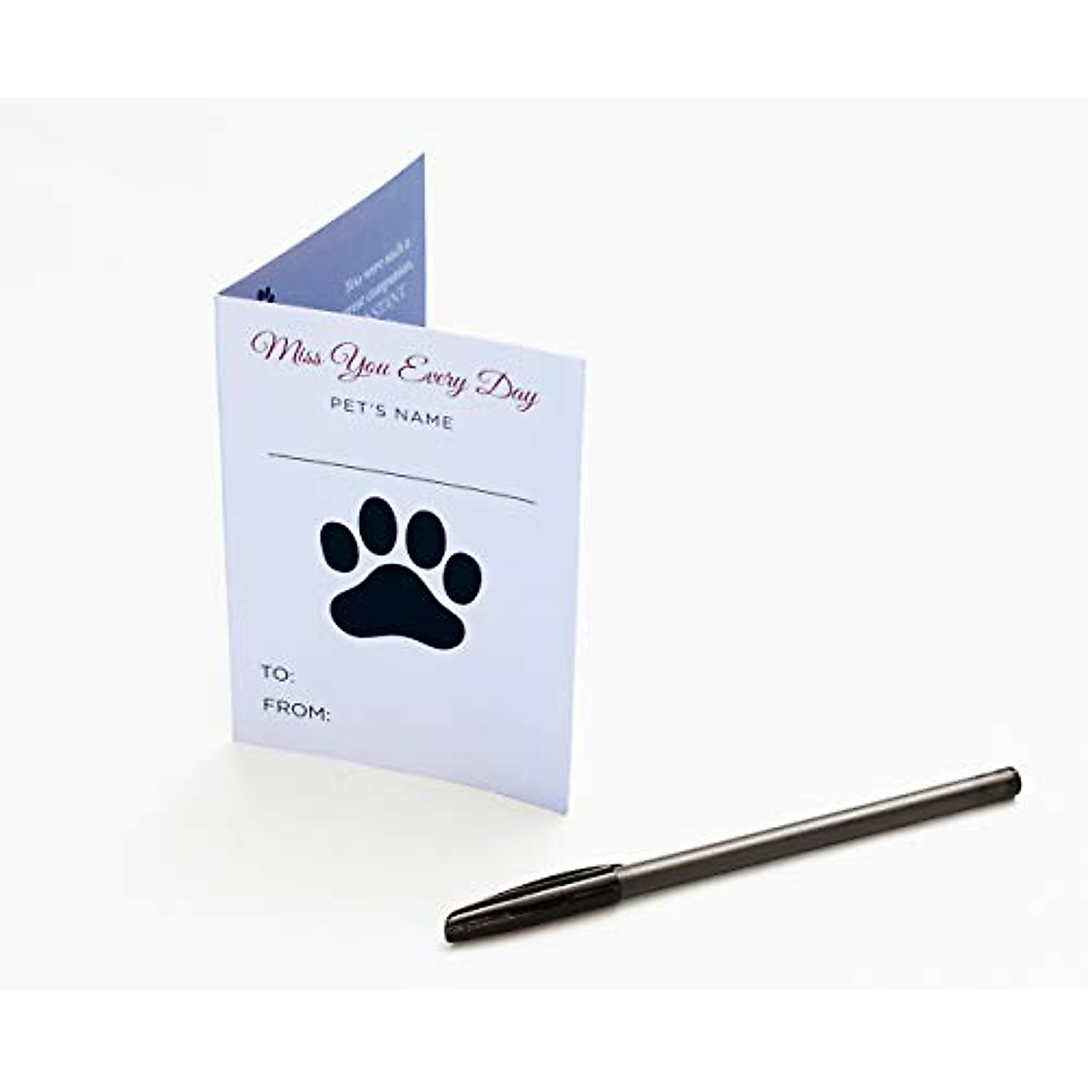 Pawprints Left by You Pet Memorial Blanket with Heartfelt Sentiment - Comforting Pet Loss/Pet Bereavement Gift (Non Personalized)