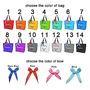 Oismys Personalized Nurse Tote Bag, Large Customized Tote Bag Shopping Travel Gym Daily Bags, Graduation Custom Gift for Nurse Doctor