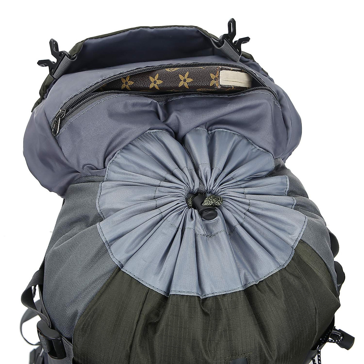 WoneNice 50L(45+5) Waterproof Hiking Backpack - Outdoor Sport Daypack with Rain Cover