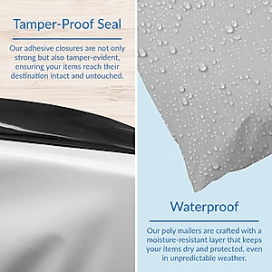 Reli. Poly Mailers 12x15.5 | 500 Pcs Bulk | Shipping Envelopes/Shipping Bags | White Packaging Bags for Shipping | Non-Padded Polymailers, Self Sealing Mailing Bags for Clothing, Bulk (White)