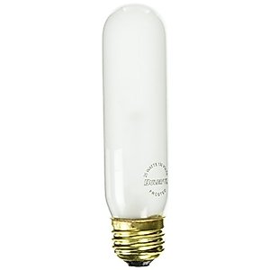 Bulbrite Incandescent T10 Medium Screw Base (E26) Light Bulb, 1 Count (Pack of 1), Frost