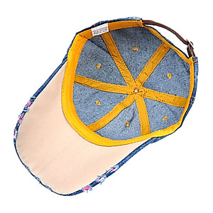 Elonmo Bling Rhinestone Hats,I Love Jesus Design Womens Baseball Cap Golf Hat Jeans Wash Denim Adjustable (Color A)