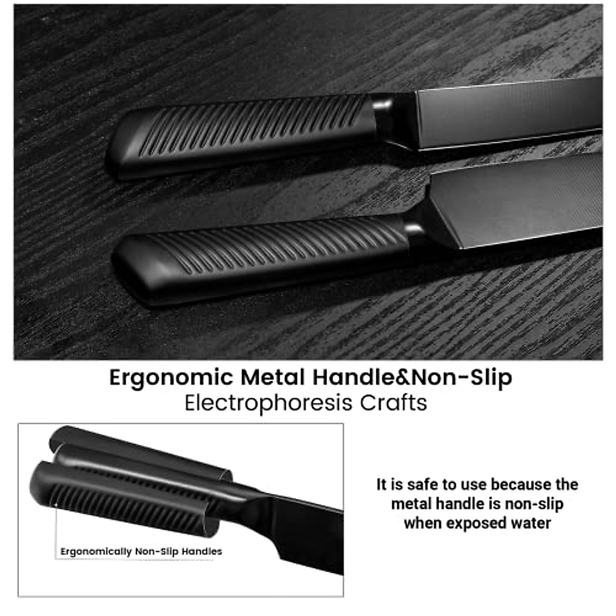 Knife Set,18 Pieces Kitchen Knife Set with Wooden Block,High Carbon German Stainless Steel Knife Block Set,Ultra Sharp, Full-Tang Design with Black Coating