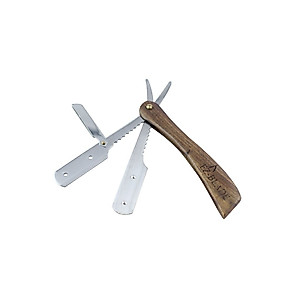 EZ BLADE Mens Shaving kit With Straight Razor