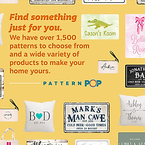 Pattern Pop - Personalized Mahjong Bag - Small Light Beige Pouch for Board Game Pieces - Storage Bag - Great for Mahjong Players - Majong Accessories (9 x 6 In)