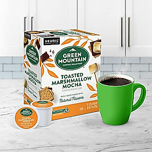 Green Mountain Coffee Roasters Toasted Marshmallow Mocha, Single-Serve Keurig K-Cup Pods, Flavored Light Roast Coffee Pods, 96 Count