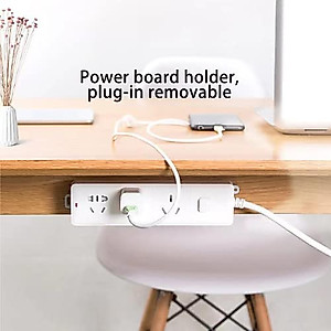 4Pcs Power Strip Holder Wall Mount fixator Strip Holder