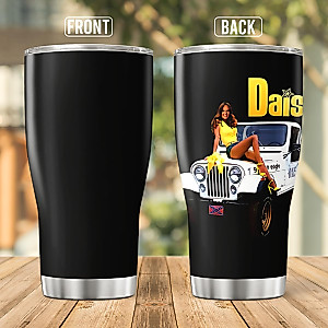 Tumbler 30 Oz Daisy Coffee Duke Stainless And Insulated Dixie Steel with Lid and Straw