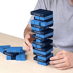 FOCO Tennessee Titans Stackable Blocks Game