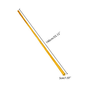 Allegra K Men's Classic Self-tied Solid Color Neckties Skinny Wedding Party Work Neck Tie Medium Yellow