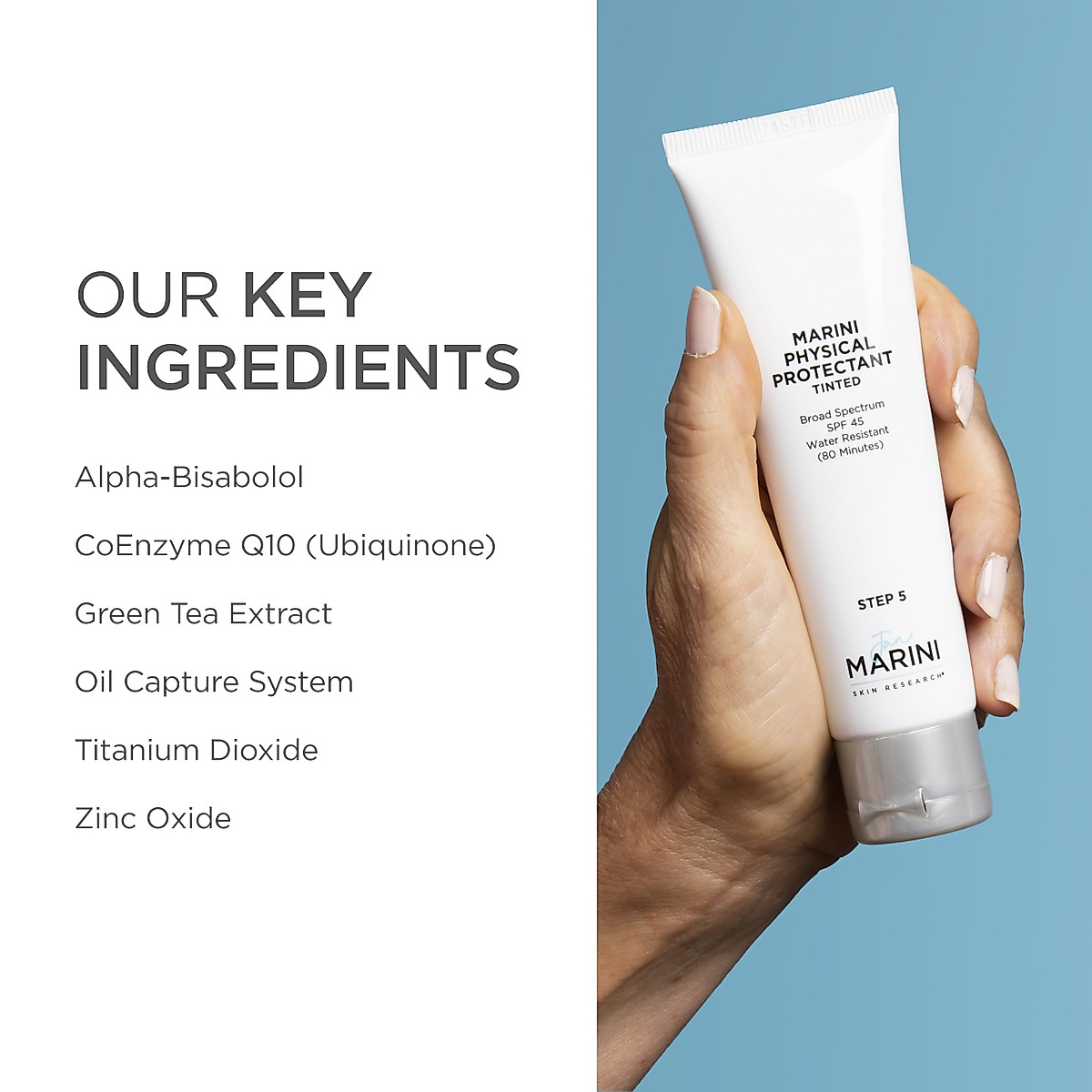 Jan Marini Skin Research Physical Protectant Tinted SPF 45 - Daily Face Protectant Product - Tinted SPF Facial Sunscreen - Sunscreen Aids Against Visible Wrinkles - 2 oz