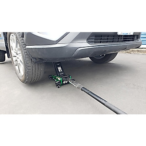 Professional Racing Low Profile Aluminum Floor Jack 1.5 Ton (3,000 lbs) Daytona, Green & Black