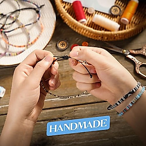 Mens Bracelet set Handmade Adjustable Size Easy to Wear Waterproof Bracelets Suitable for Surfer Suitable for Men as Gift (AA)