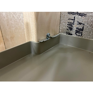 VersaCaddy Between Stud Shelving | Shelving for Garage, Home | Open Wall Shelving That Fits Between Studs | Package of Two Large Shelves