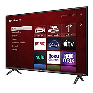 TCL 40" Class 3-Series Full HD 1080p LED Smart Roku TV - 40S355 (Renewed)