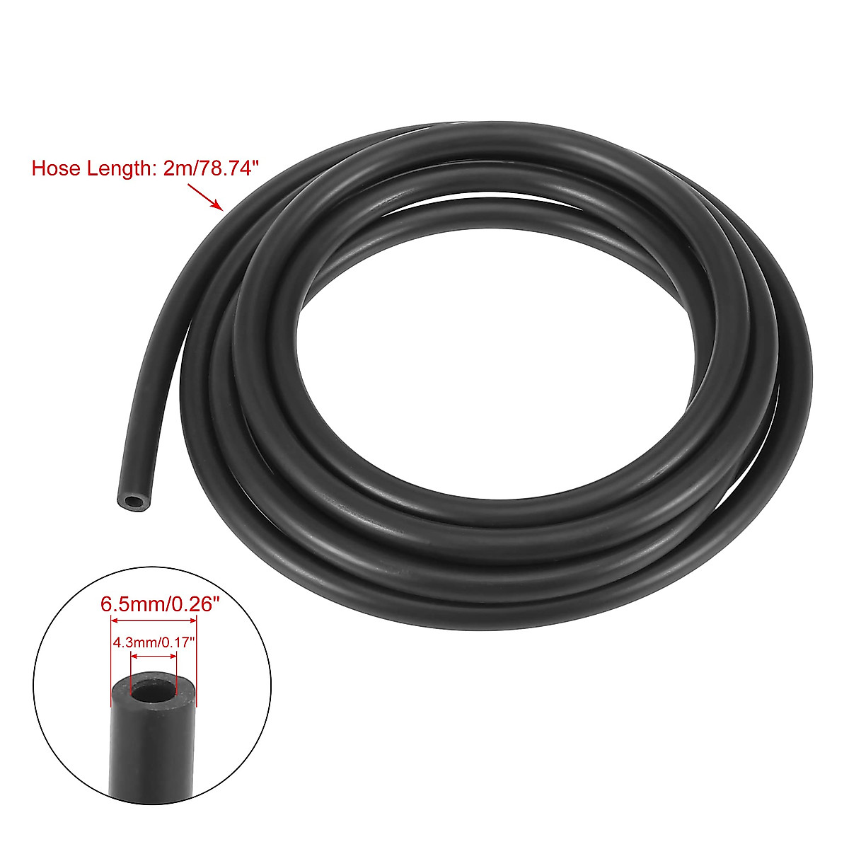 X AUTOHAUX 7pcs Front Windshield Washer Nozzles Kit for Ford F150 2005-2013 2 Meters Windshield Washer Hose with Connectors Replaces 3W7Z17603AA