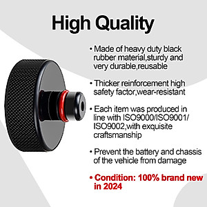 (2024 Newest) Lifting Jack Pad Jack Rubber Pad Stand Protects with Storage Box for Tesla Model 3/S/X/Y(Protects Battery & Chassis), Bonus Included