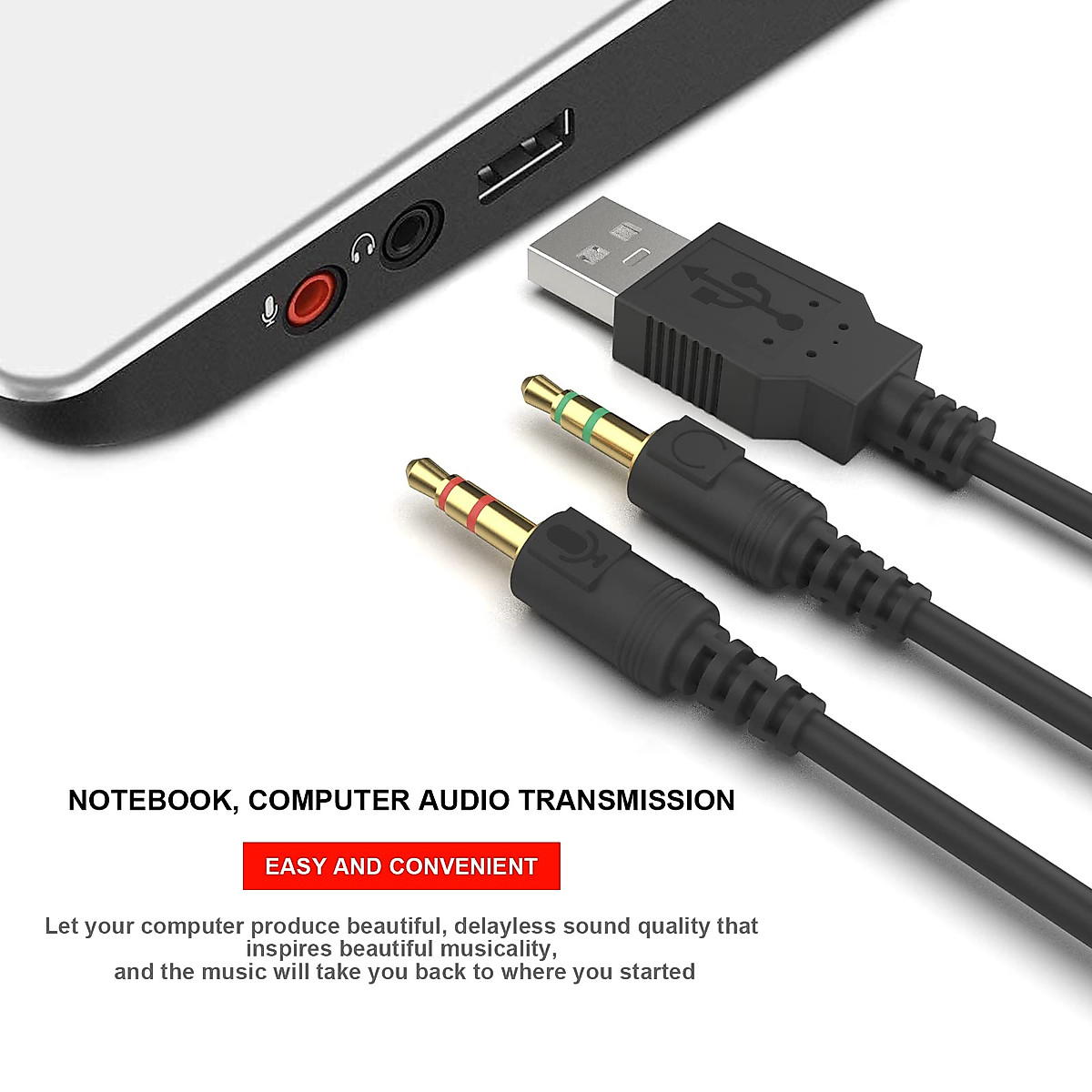 Replacement 3.5mm Arctis Headset Cord, Arctis 7 Audio Cable Wire Compatible with SteelSeries Arctis 5, Arctis 3, Arctis Pro Wireless, Arctis Pro Gaming Headsets to PC Laptop, 6FT