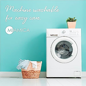 Miamica Foldable Travel Laundry Bag, Black & White – Measures 21” x 22” When Fully Opened – Foldable Laundry Bag with Drawstring Closure – Durable, Lightweight Travel Accessories