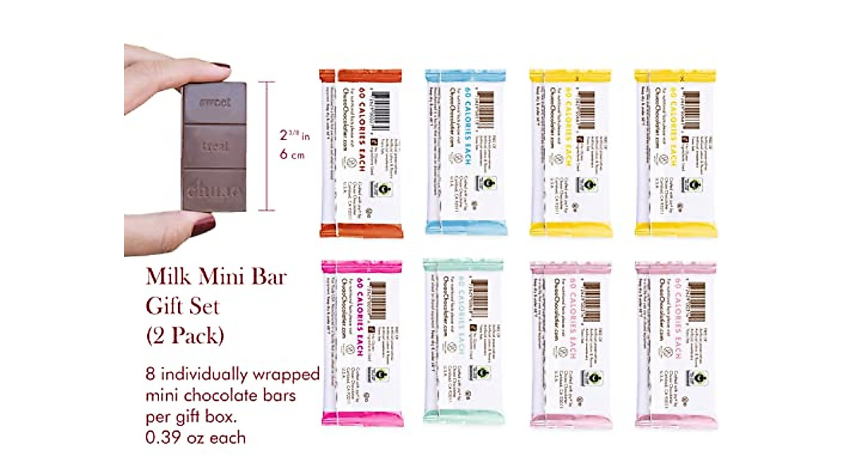 Chuao Chocolatier Gourmet Mini Chocolate Gift Box – 16 Assorted Bars