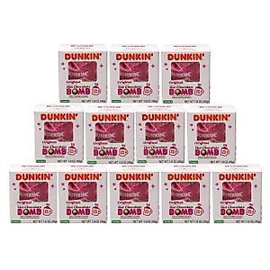 Dunkin Original Hot Chocolate BOMB, 12 Pack, Melting Belgian Milk Chocolate Ball Filled with Mini Marshmallows, Pack of 12 Hot Cocoa Treats by Frankford Candy