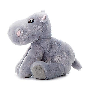 The Petting Zoo Hippo Stuffed Animal, Gifts for Kids, Wild Onez Zoo Animals, Hippo Plush Toy 9 inches