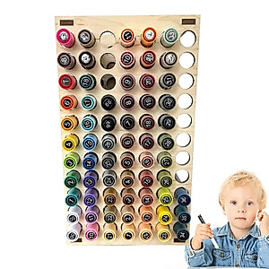 Makeup & Artist Paint Brush Holder 67 Hole, Desk Stand, Holding Rack for Pens,Pencils, Eyeliner, Organize Pens, Crayons, Classroom Cosmetic Brushes Crate Storage Organizer