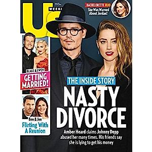 US Weekly magazine - June 13, 2016 - Johnny Depp & Amber Heard "Nasty Divorce"