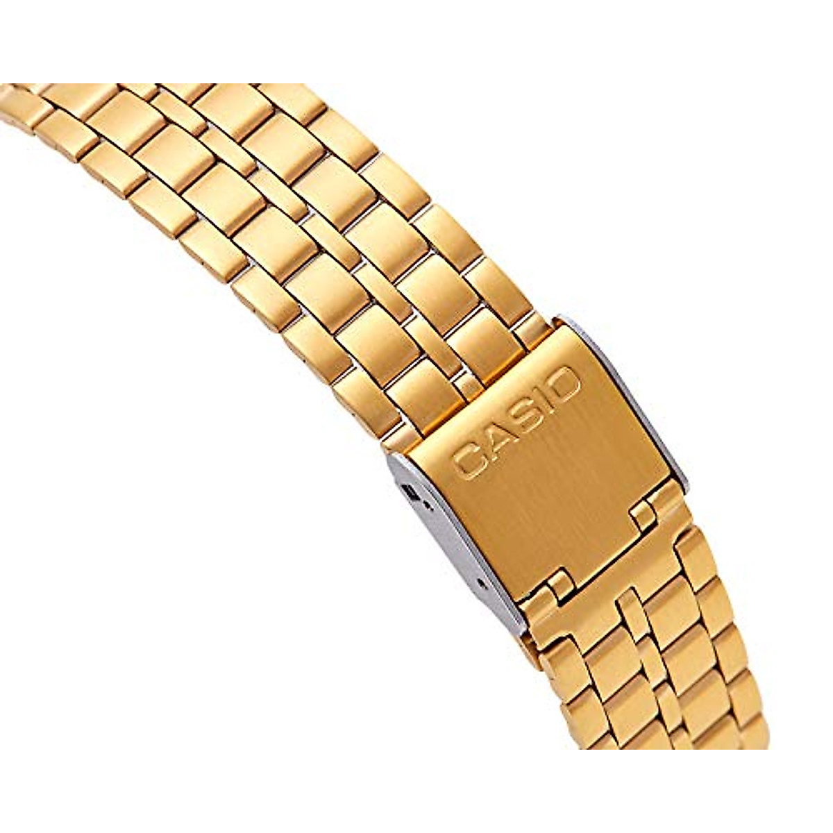 Casio Collection Women's Watch A159WGEA, Black/Gold, 36.8 x 33.2 x 8.2 mm, Bracelet (A159WGEA-1EF)