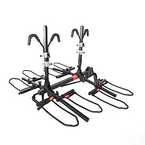 HYPERAX Volt RV 4X - Hitch Mounted 4 Bike Rack Carrier for RV, Camper, Trailer,Motorhome, Toad with 2" Class 3 or Higher Hitch Fits Up to 2x75lb E Bike +2X50lb Bikes with Up to 5" Fat Tire