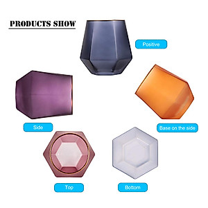 HUHUXIAOWU Matte Whiskey Glasses, Elegant Hexagon Gold Edge Plated Wine Glasses Cocktails Tumblers for Bourbon, Scotch Whisky, Cocktails, Cognac Set of 2 -Purple_10oz