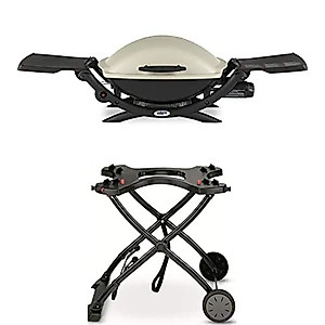 Q 2000 Gas Grill with Portable Cart