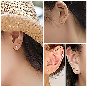 IFKM Gold Plated Jewelry Set with 5 PCS Necklace, 14 PCS Bracelet, 20 Pairs Earring, 20 PCS Knuckle Rings for Women Girls Valentine Anniversary Birthday Friendship Gift