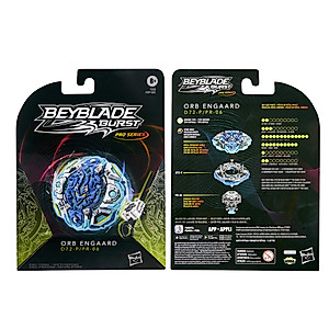 Beyblade Burst Pro Series Orb Engaard Spinning Top Starter Pack - Defense Type Battling Game Top with Launcher Toy