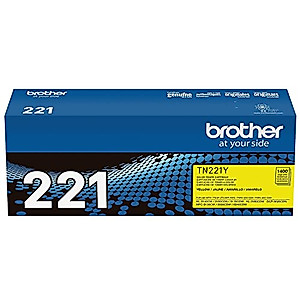 Brother Tn221y Tn221y Toner, Yellow