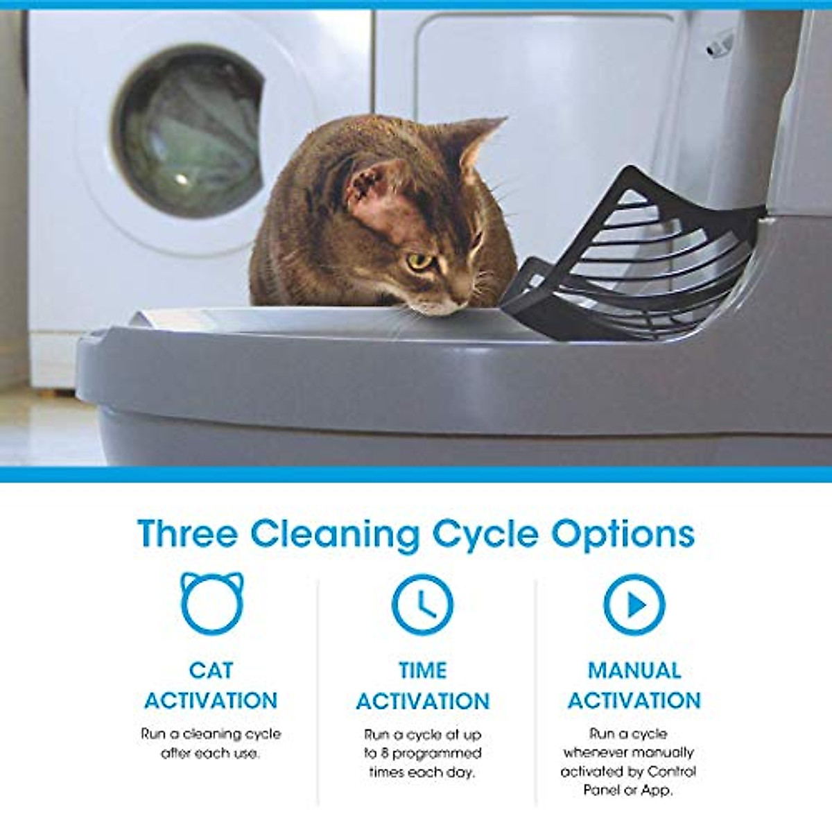 CatGenie A.I. Self-Cleaning, Fully-Flushing, Self-Scooping, Automatic Cat Box (Latest Model)