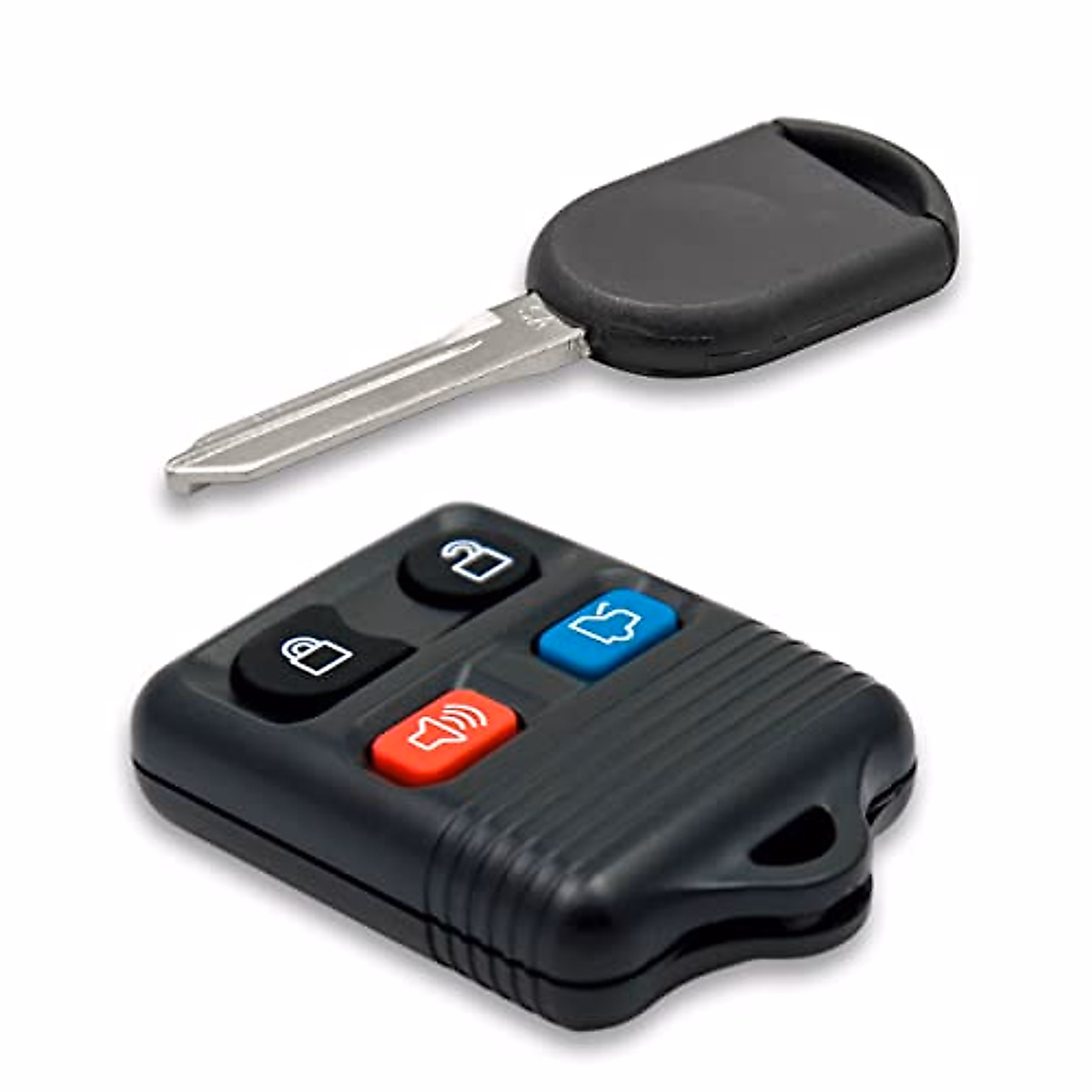 Keyless2Go Replacement for Entry Remote Car Key Fob Vehicles That Use Self-Programming with New Uncut 80 Bit Transponder Ignition Car Key H85